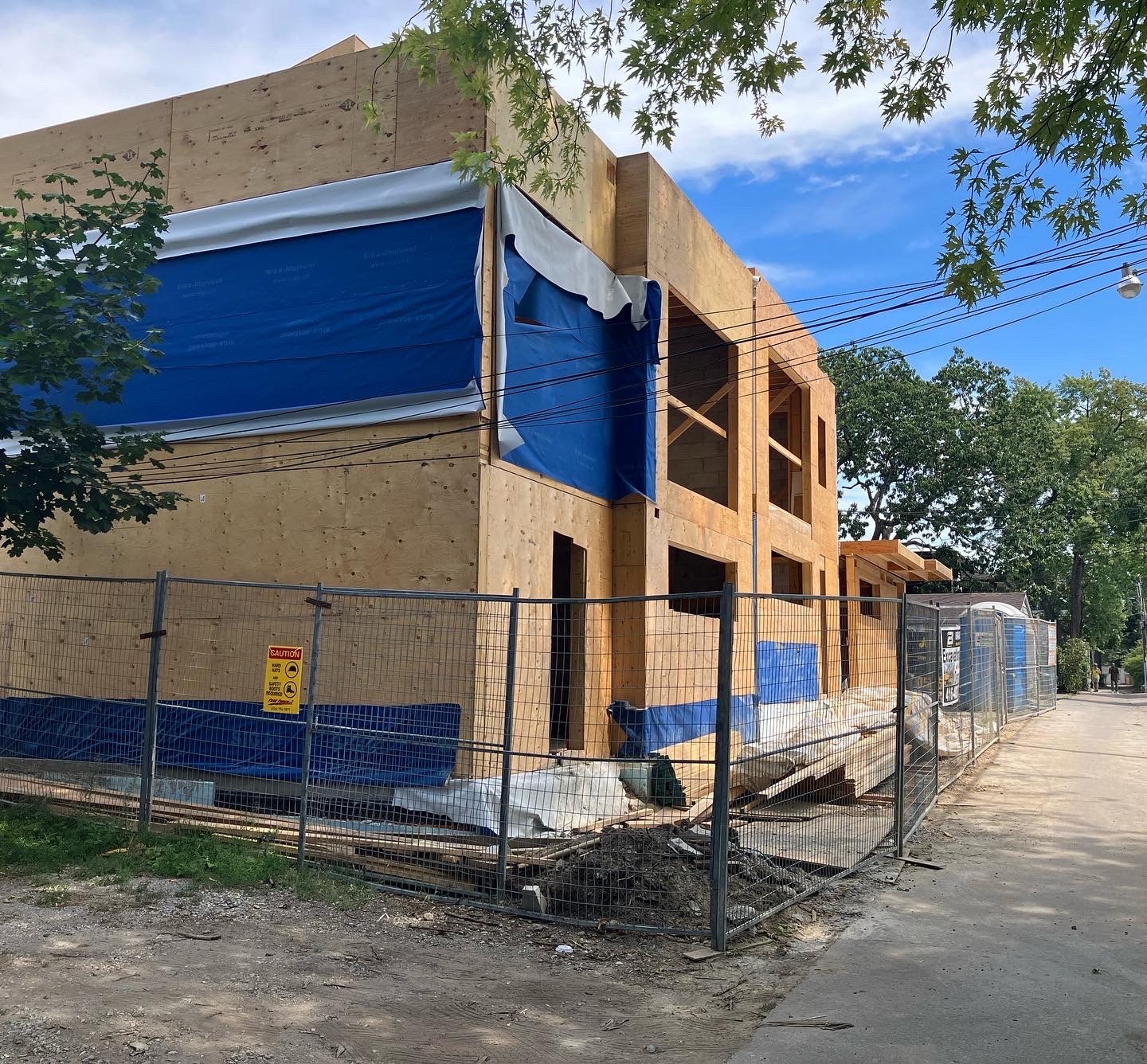Lanescape building modern laneway house “tri-plex” in the east side ...